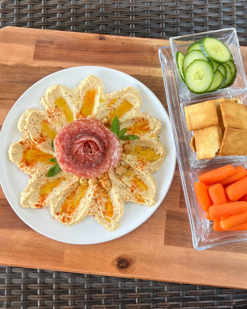 Spring Hummus Plate - Spoonful of Si